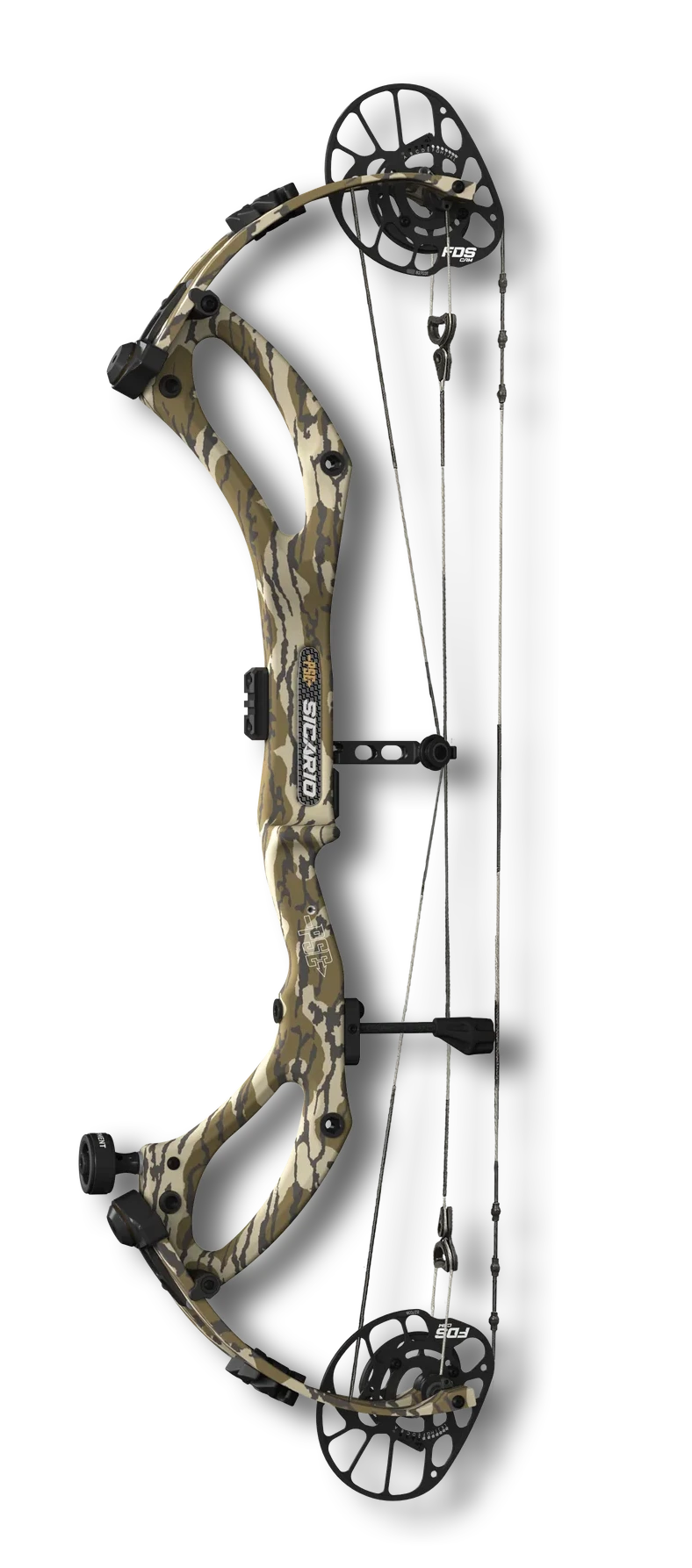 PSE Compound Bow Sicario RH 50#-(24.5''-30.0") 70-85% Let Off Mossy Oak ...